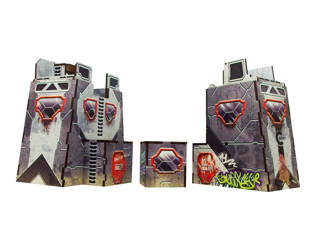 Infinity N5 PREPAINTED Wargaming Terrain 28mm 1:56 Precinct Sigma ...