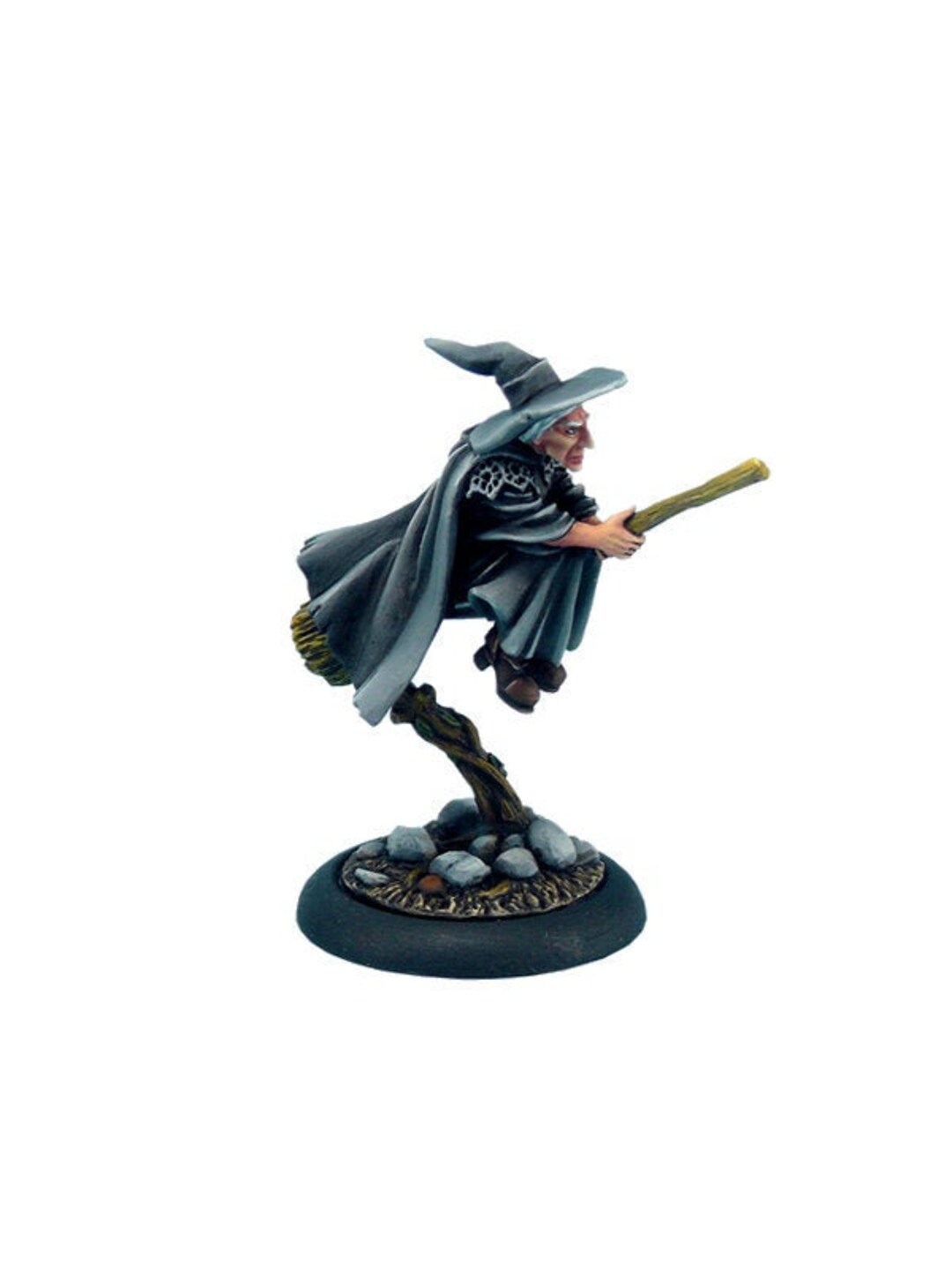 Discworld Witches Esme Weatherwax on Broom - Etsy UK