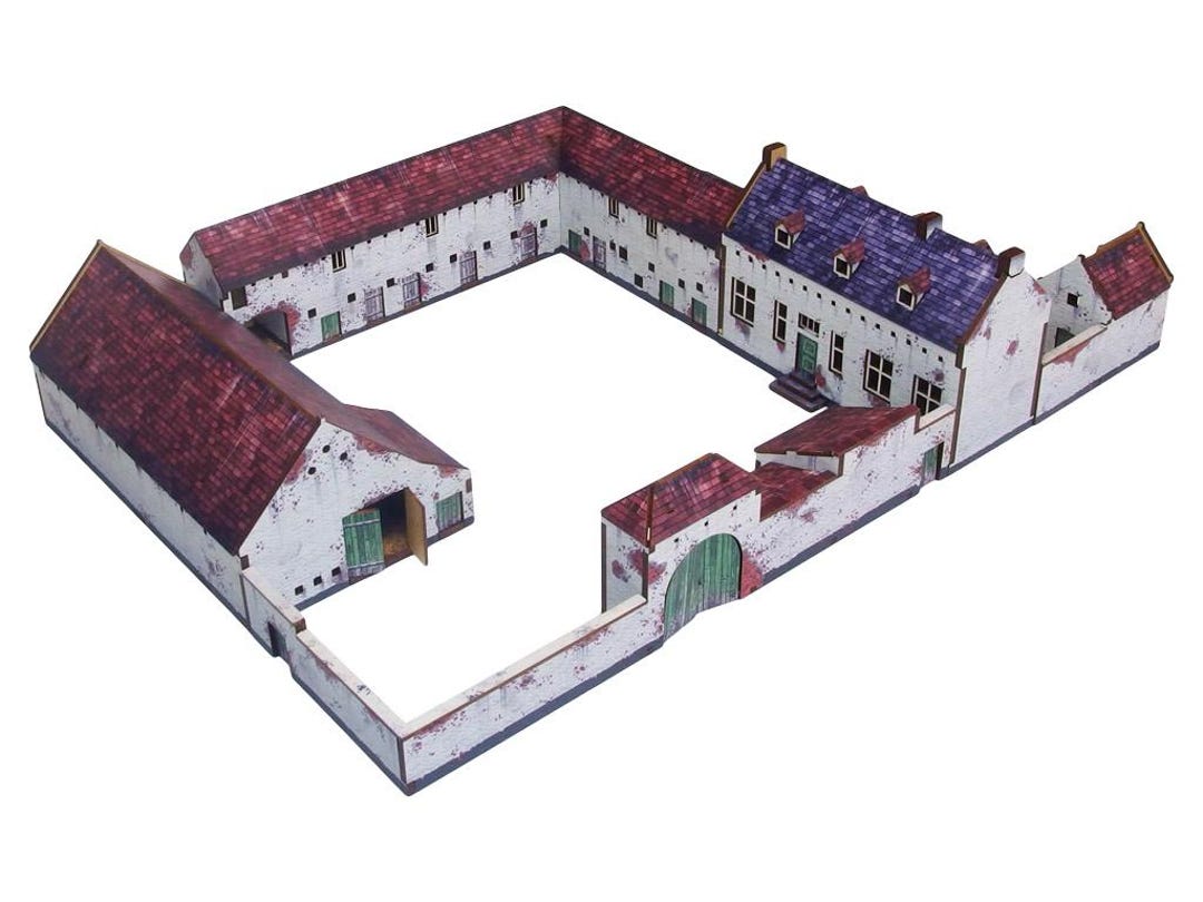 Wargaming Historical EPIC PREPAINTED Wargaming Terrain 15mm 1:100 La ...