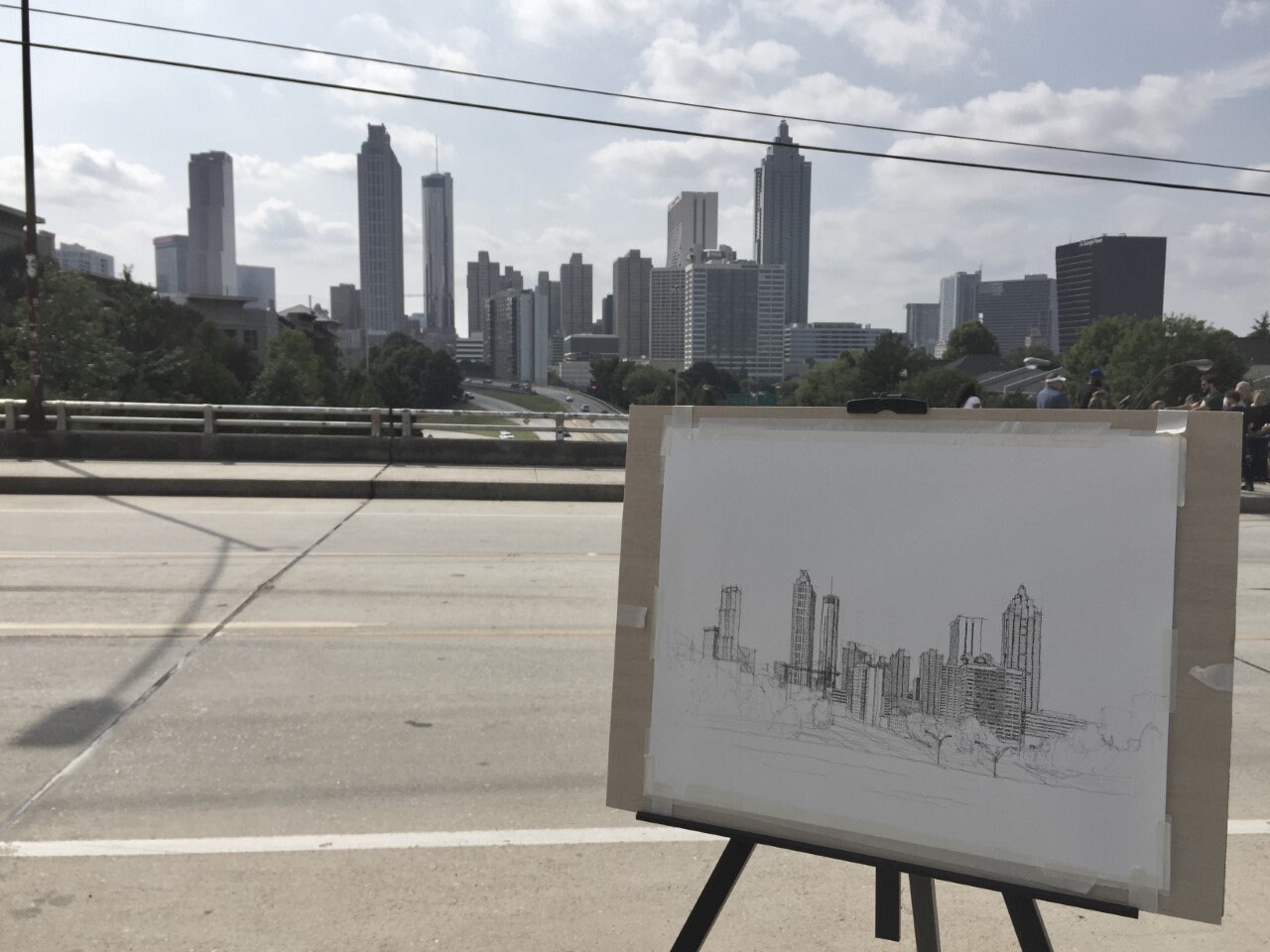 Atlanta Skyline - Limited Edition Architecture Sketch - Etsy