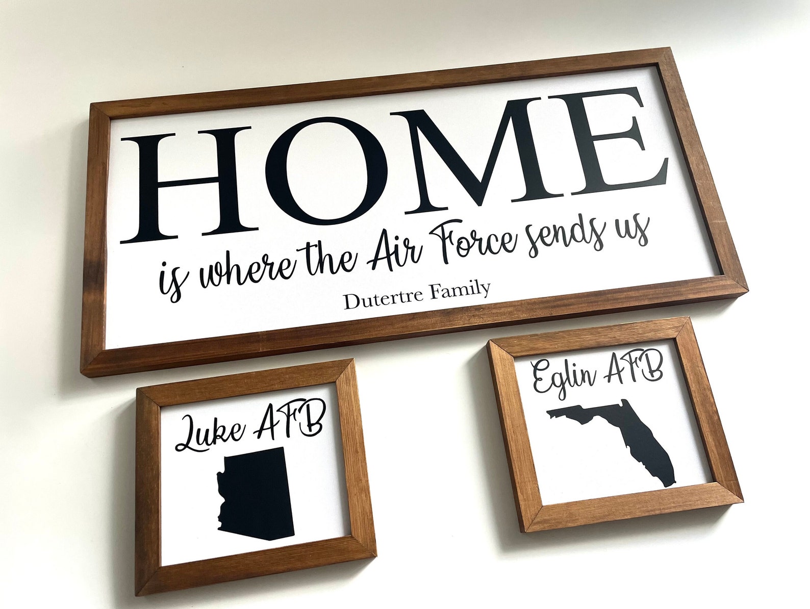 Military Family Sign Military Home Sign Home is Where the - Etsy