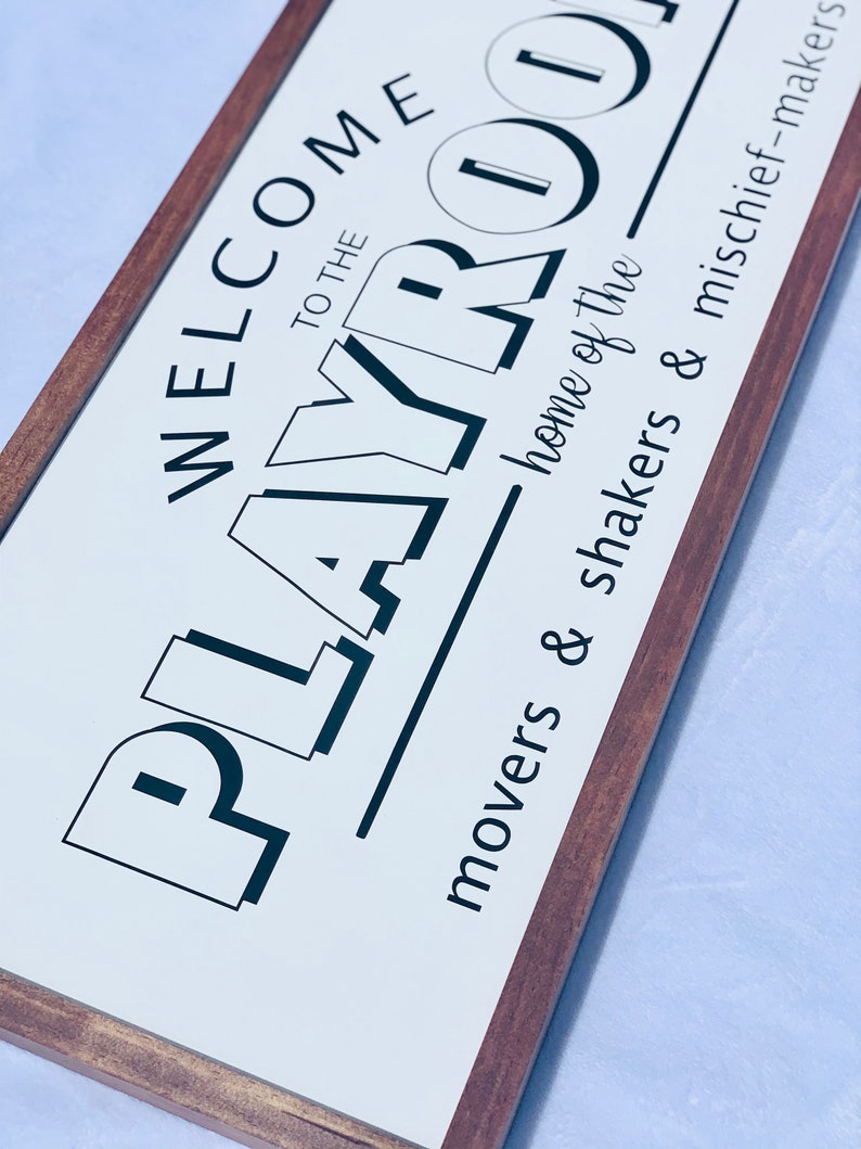 Playroom Decor Sign Kids Playroom Welcome to the Playroom - Etsy
