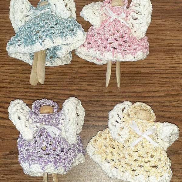Clothespin Angels - Etsy
