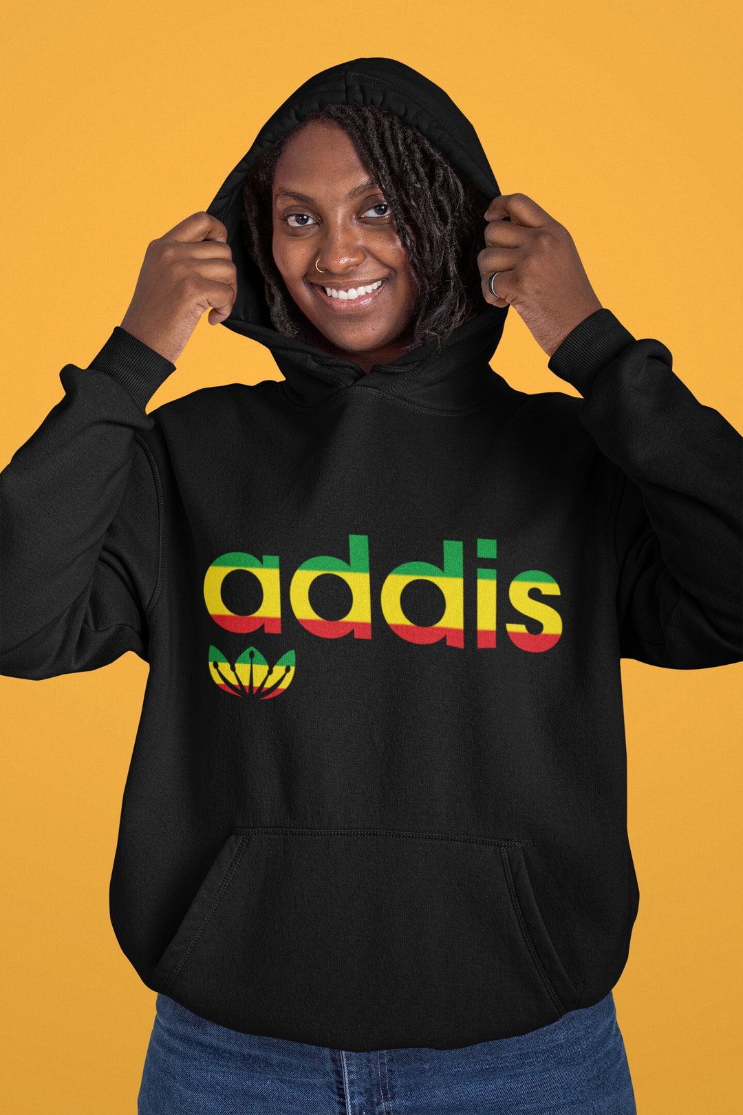 Addis Hoodie, Amharic Hoodie, Ethiopia Hoodie, Habesha Design Hoodie ...