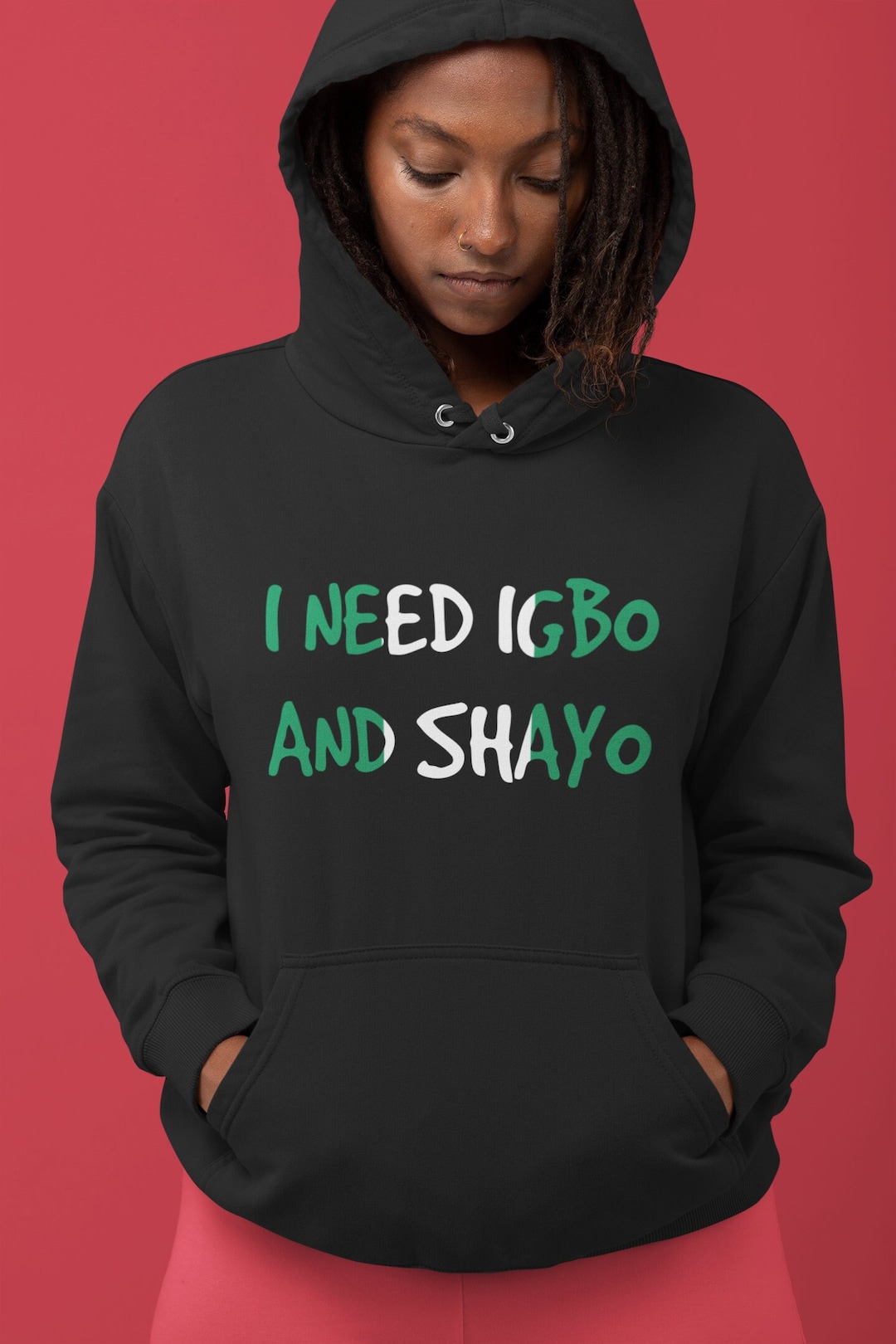 I Need Igbo and Shayo Hoodie, Afrobeat Burna Boy Shirt - Etsy