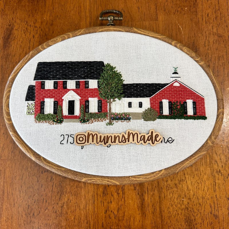 House Embroidery - Etsy