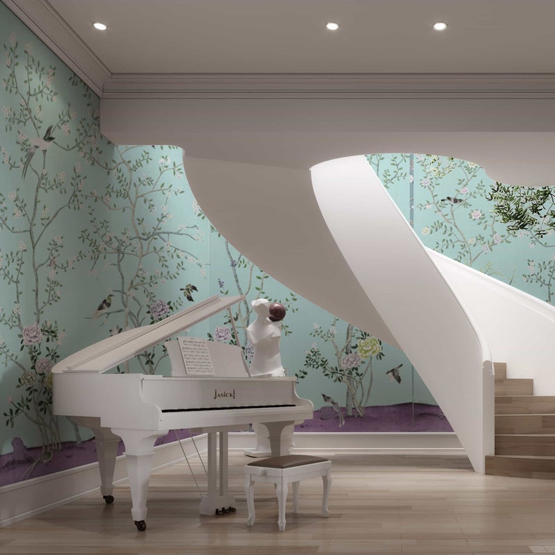 Chinoiserie Wallpaper - Etsy