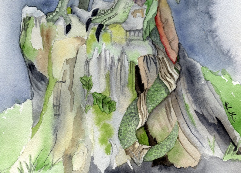 Leaf Dragon Fantasy Myth Mythical Creatures Leaves - Etsy