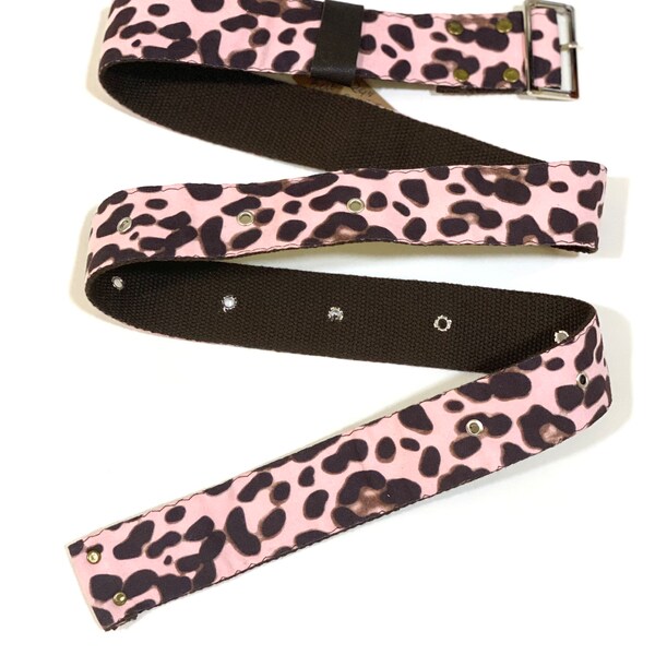 Leopard Print Belt - Etsy