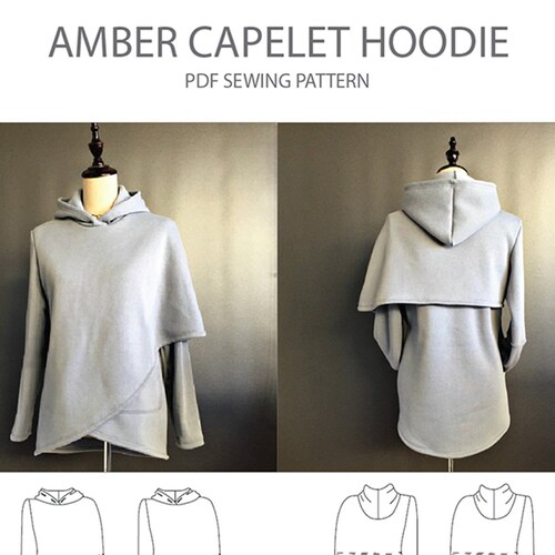 Trish Newbery Design Talia Wrap Hoodie Pattern 2030 PDF - Etsy