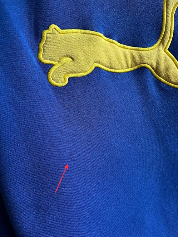 Rare Vintage Puma UKRAINE Men's Football Sweatshirt E… - Gem