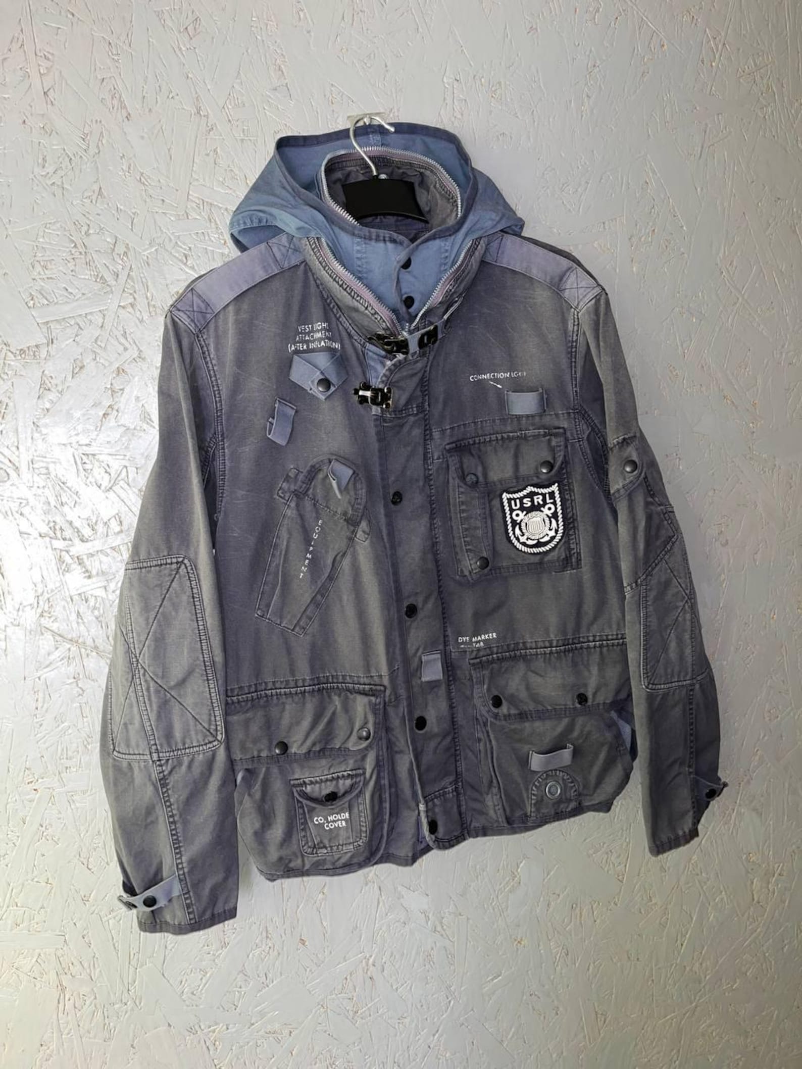 Rare Polo by Ralph Lauren USRL Vintage Men's Multipockets Zip Buttons ...