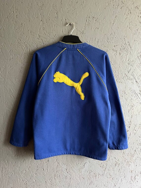Rare Vintage Puma UKRAINE Men's Football Sweatshirt E… - Gem