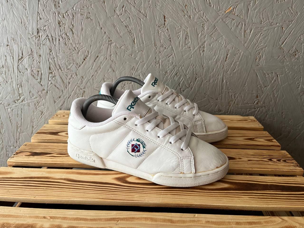Vintage Reebok NPC Insignia Classic Tennis Sneakers Retro Shoes Size 40 ...