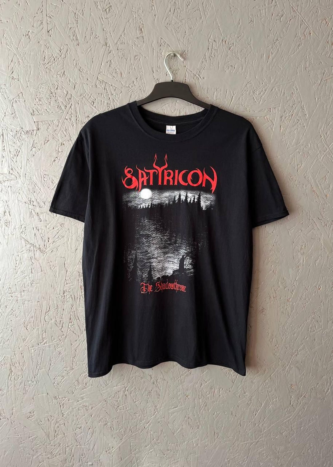 Satyricon the Shadowthrone Band Men's Metal T-shirt Graphic Big Print ...