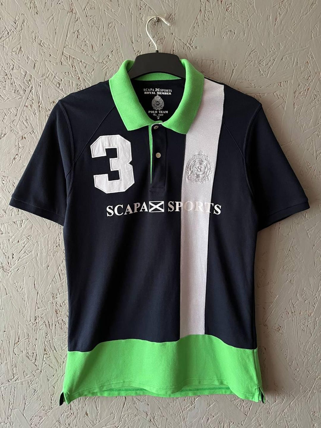 Scapa Sports Royal Member Polo Team Men's Shirt Embroidered Logo Size M ...
