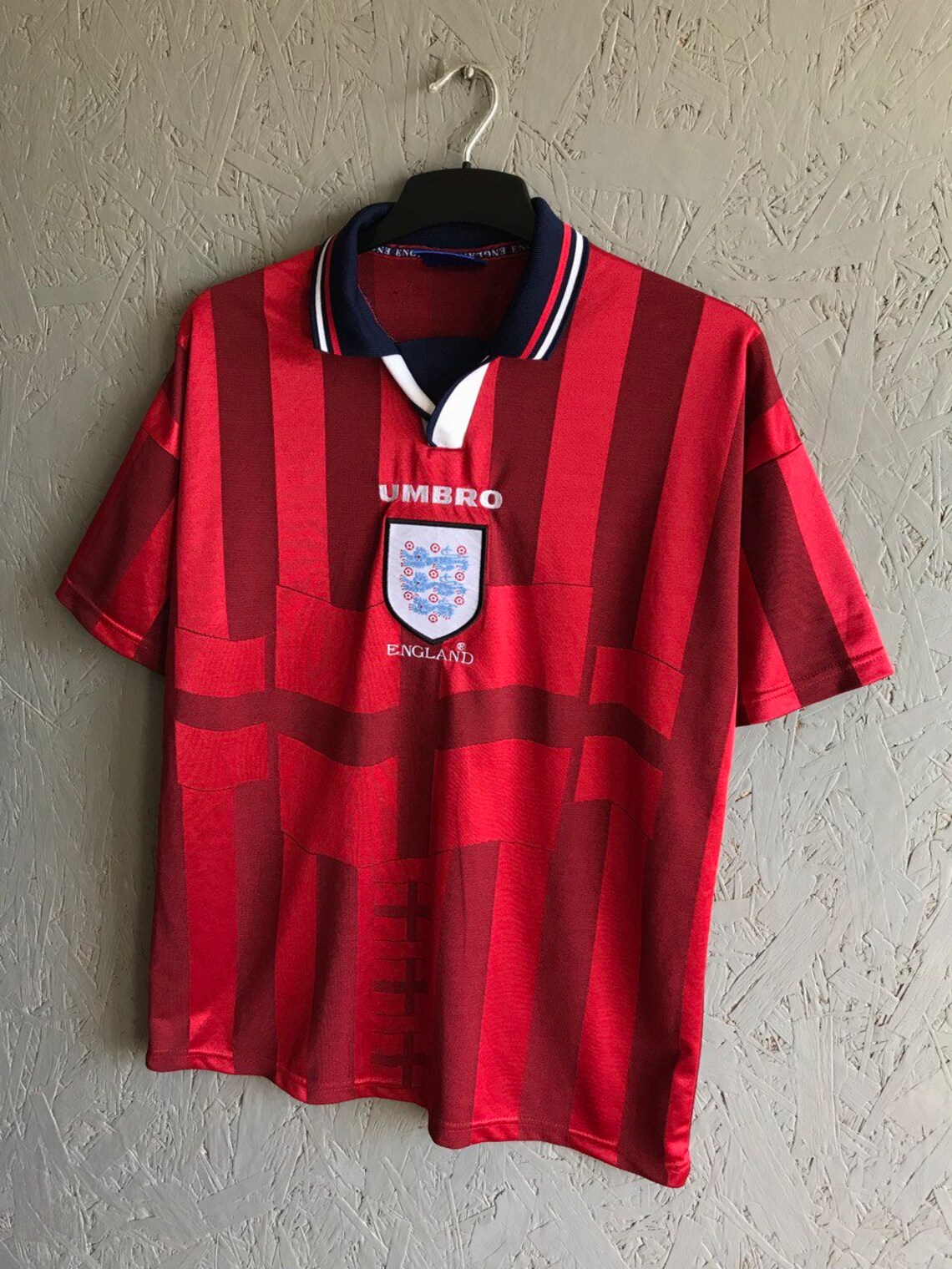 Vintage 90s UMBRO England T-shirt / Rare Football Training T-shirt ...