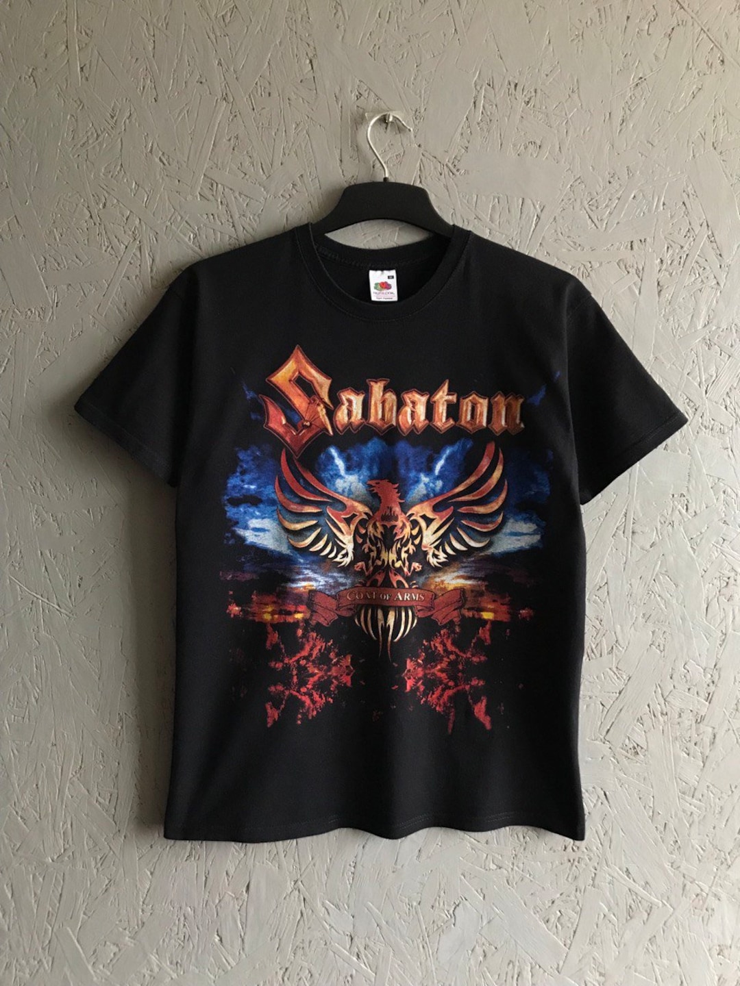 SABATON Coat of Arms World War Tour 2010 T-shirt / Band Tour Tee Size M ...