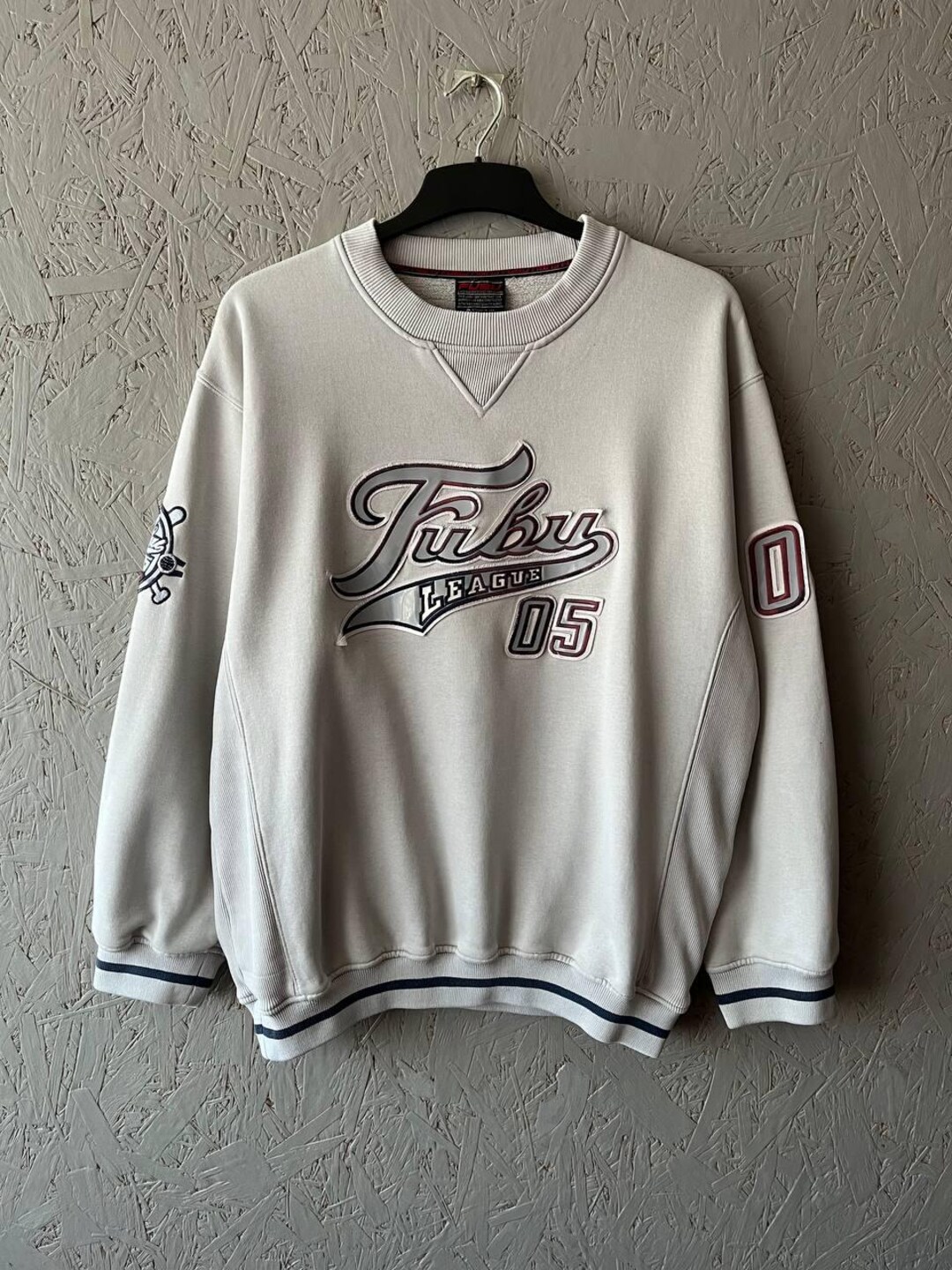 Vintage 90s FUBU *league 05* USA Authentic Hip Hop Men's Sweatshirt Pullover Big Logo Size S(M ...