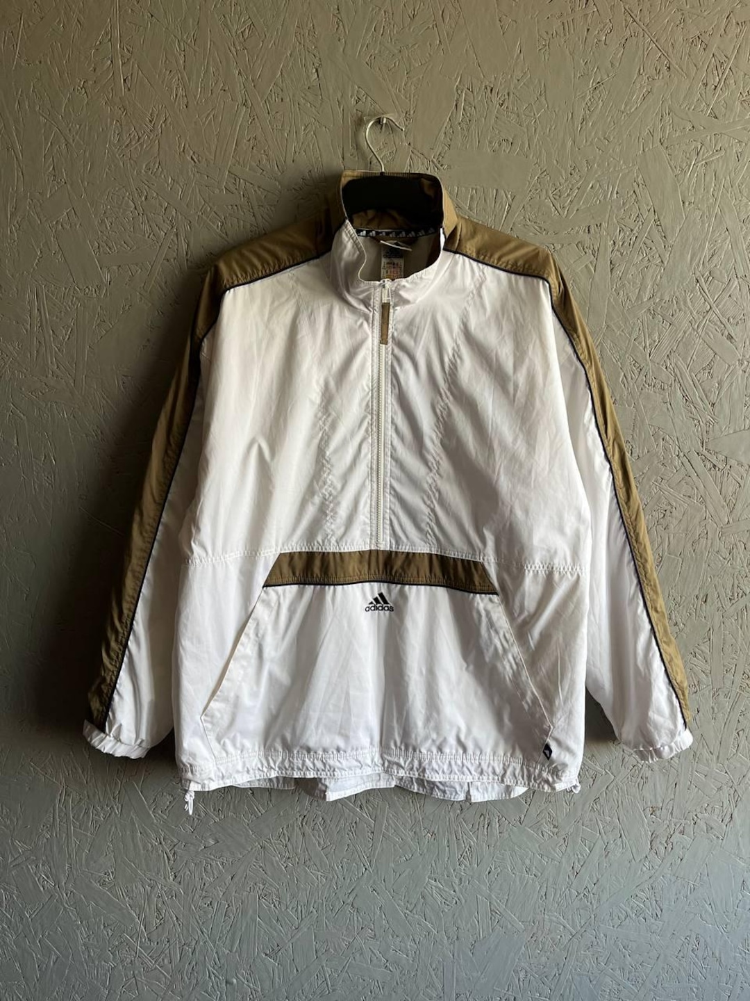 Vintage 90s Adidas Streetwear Rave Men's Half Zip Track Anorak Jacket ...