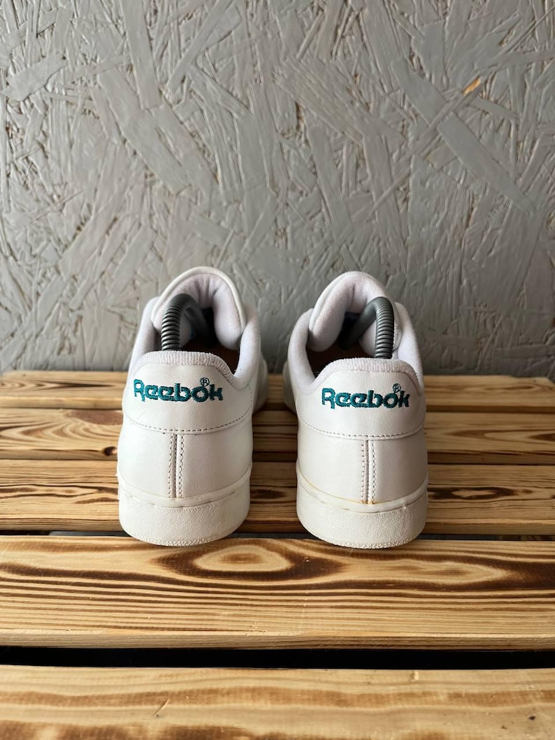 Vintage Reebok NPC Insignia Classic Tennis Sneakers Retro Shoes Size 40 ...