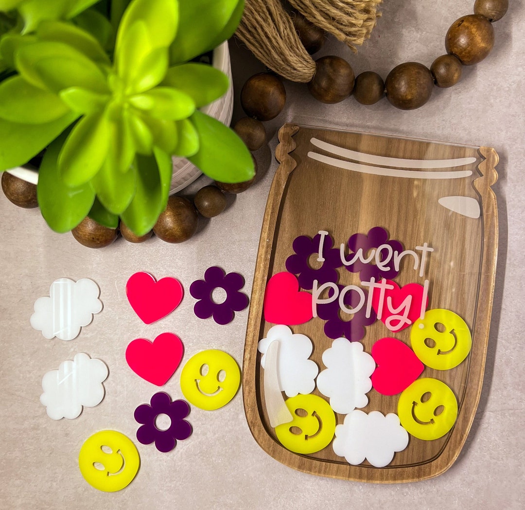 Potty Training Reward Jar | Retro Tokens | Reward System - Etsy