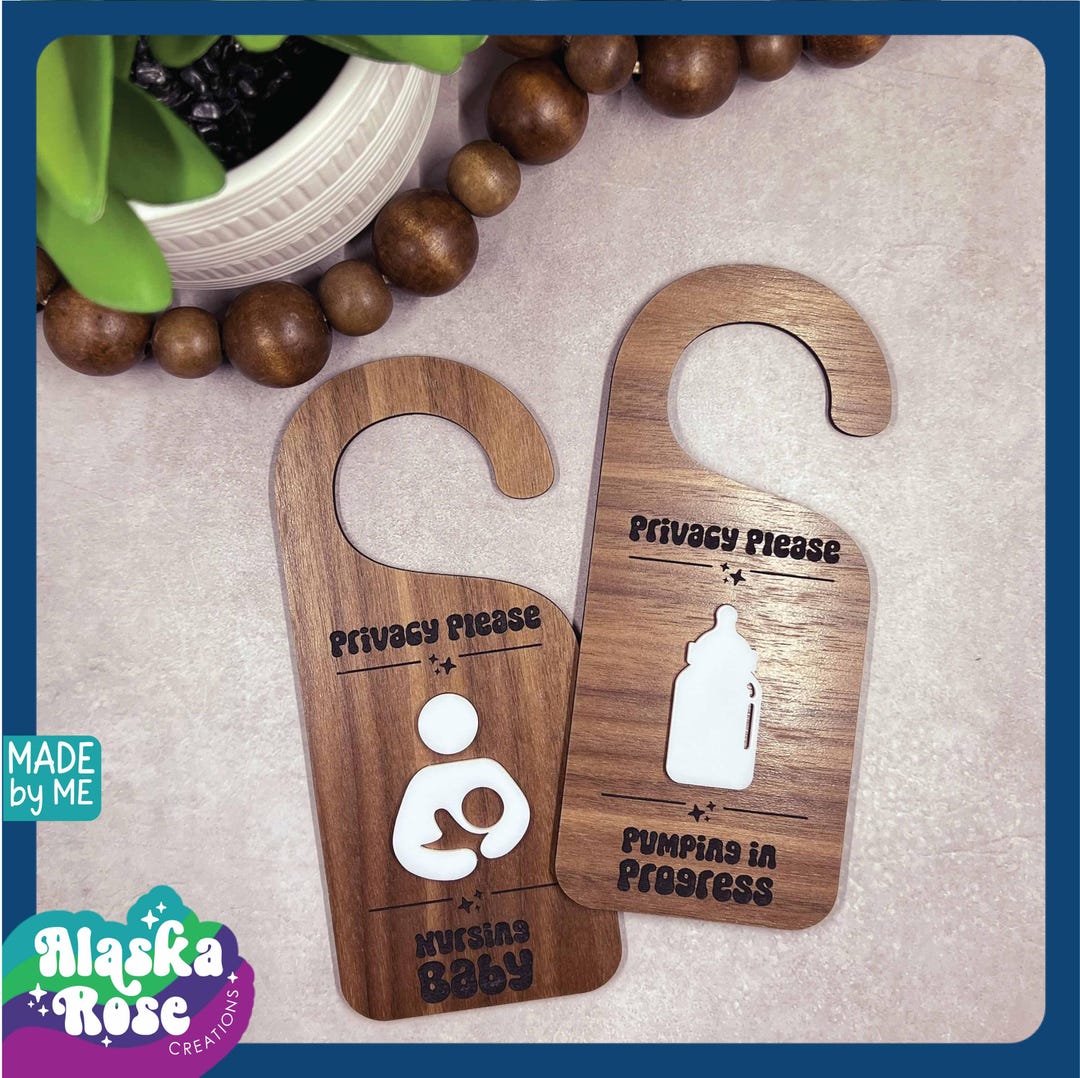 Nursing, Pumping in Progress Door Hanger - Etsy
