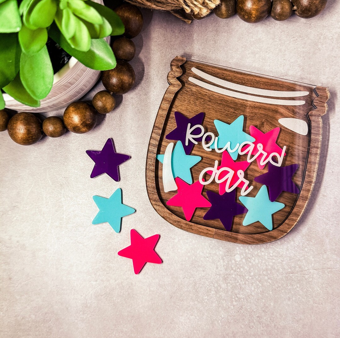 Mini Reward Jar | Retro Tokens | Reward System - Etsy