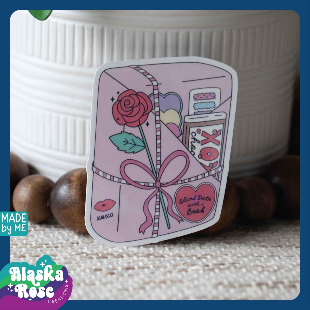 Valentine Blind Date Holographic Sticker - Etsy