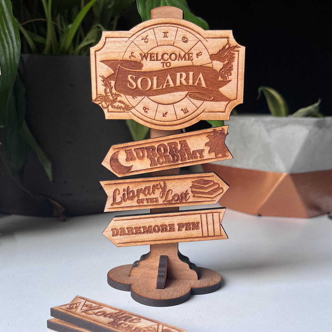 Solaria Officially Licensed Bookshelf Signposts, Ruthless Boys ...