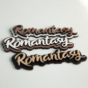 Romantasy Bookcase Sign, Romantasy Bookshelf Sign, Wooden Bookish ...