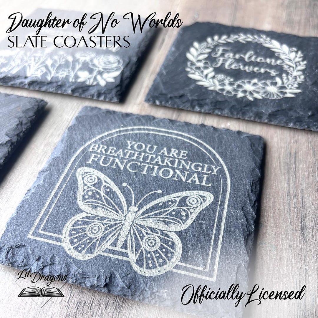 Daughter of No Worlds Coasters, Officially Licensed Slate Coasters, You Are Breathtakingly ...