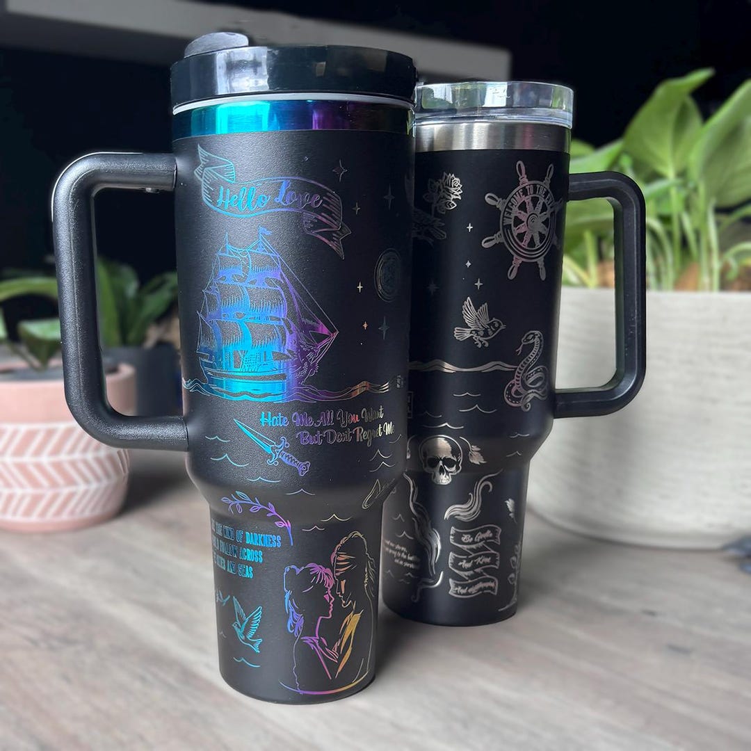 The Ever King 40oz Tumblers, Officially Licensed LJ Andrews Engraved ...