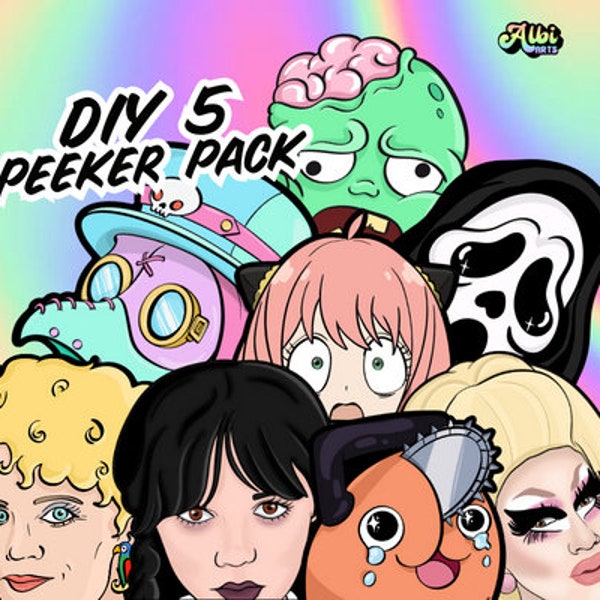 Peeker Sticker - Etsy