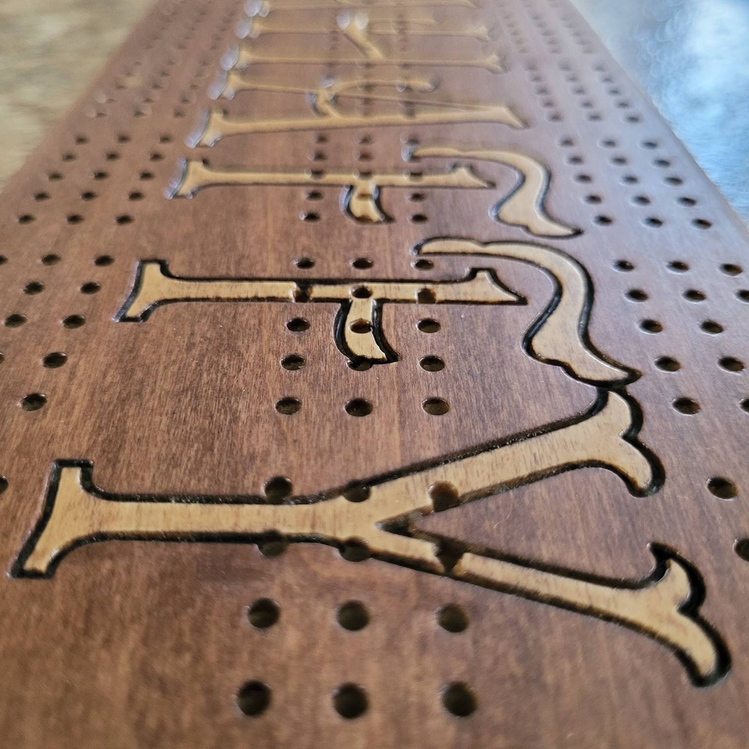 Custom Cribbage boards with storage and pegs | Etsy
