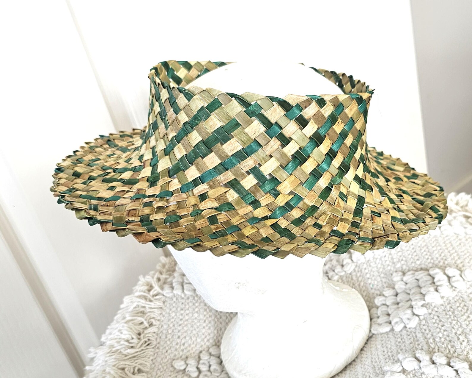 Handmade Pōtae / Flax Hat - Etsy