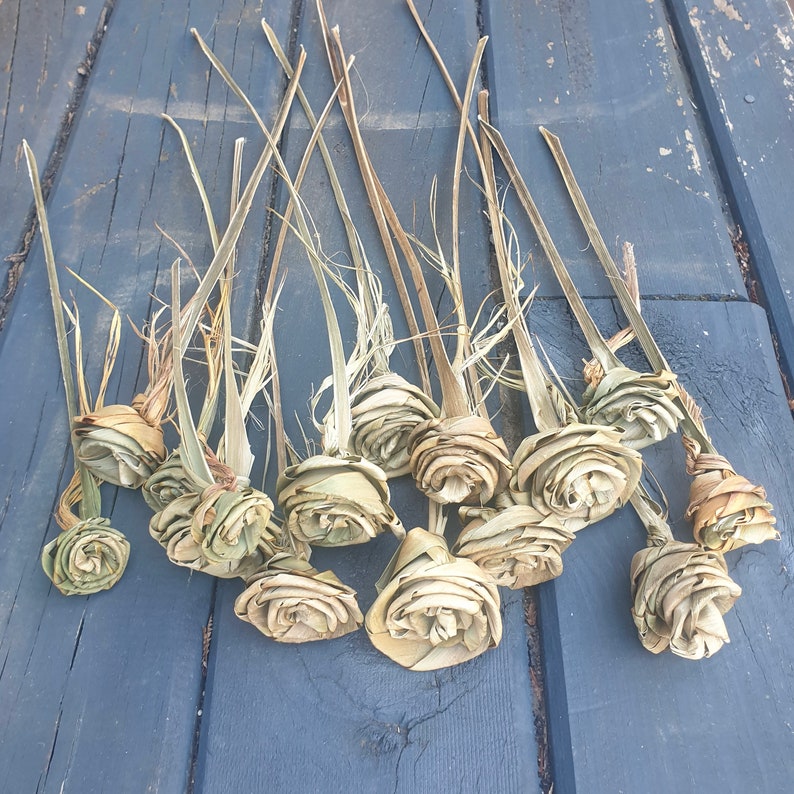 Handmade Flax Weaving Flowers / Harakeke Putiputi maori Flax - Etsy New ...