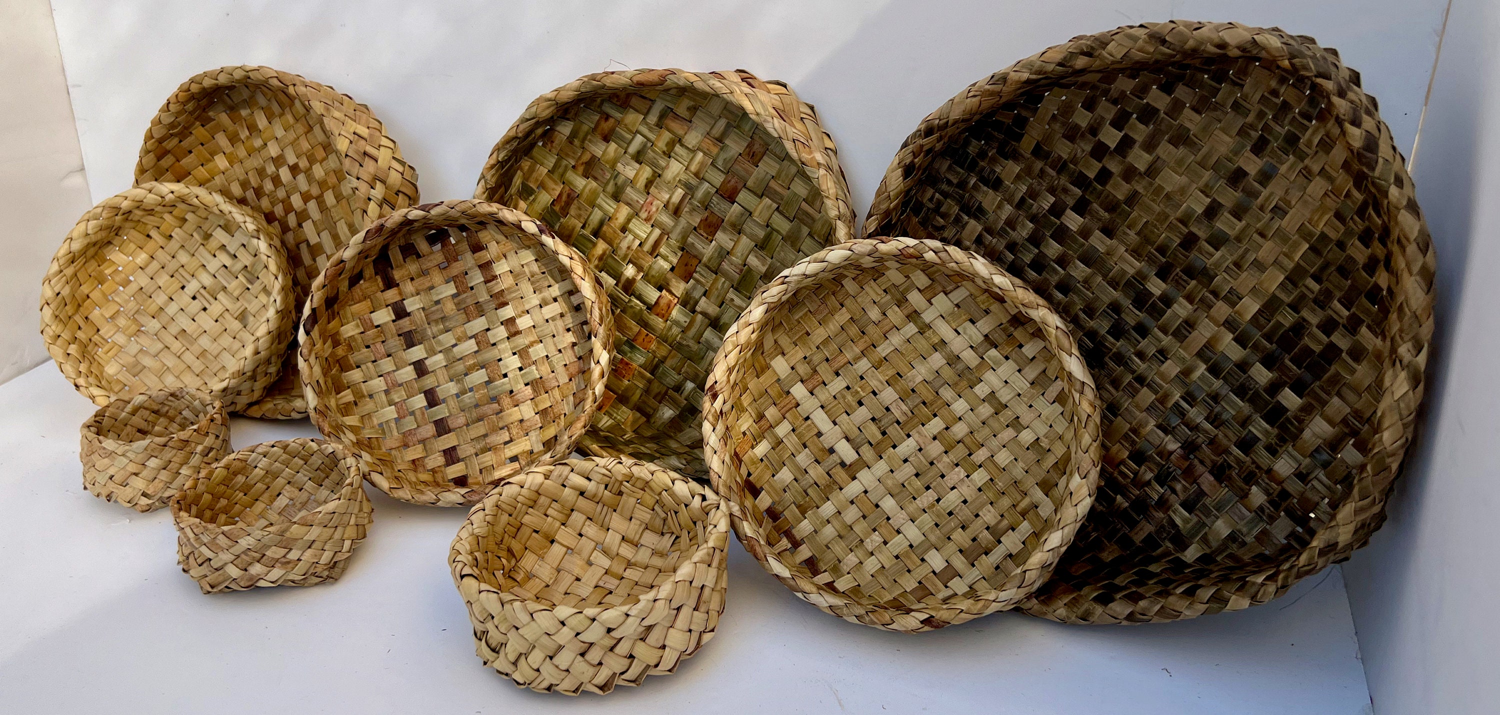 Handmade Flax Basket / Harakeke Basket (maori Flax Weaving) - Etsy