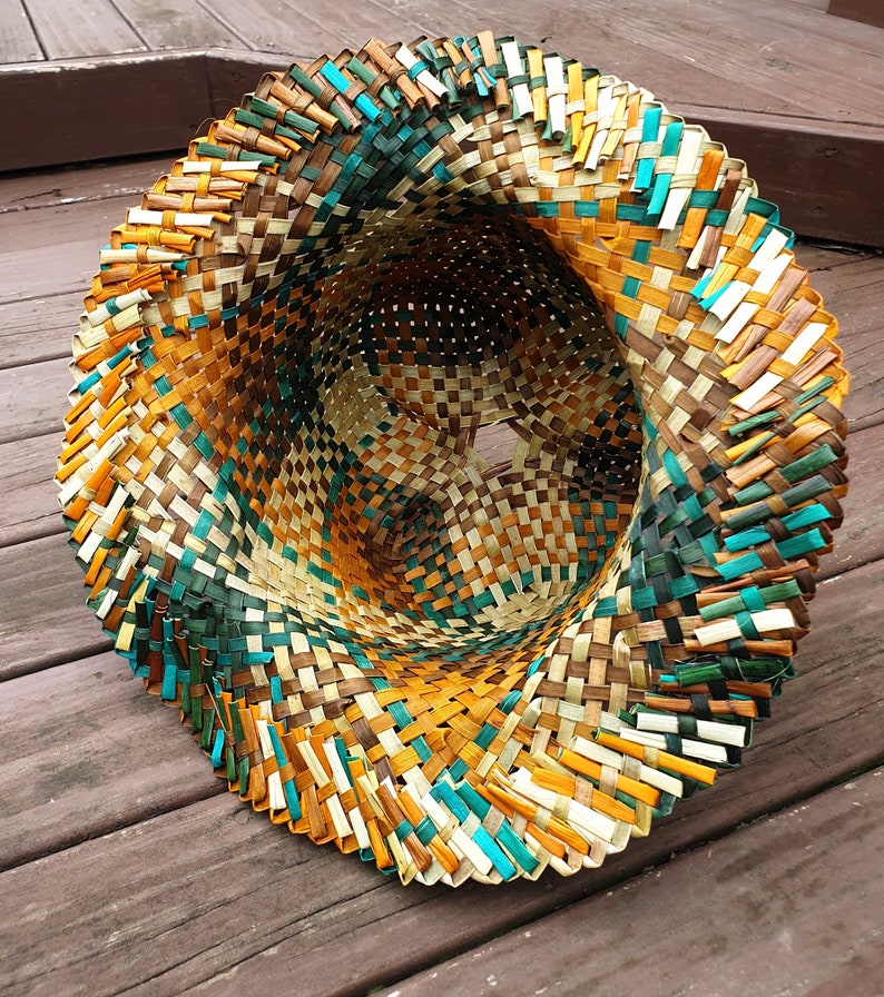 Handmade 6-corner Pōtae / Flax Hat - Etsy