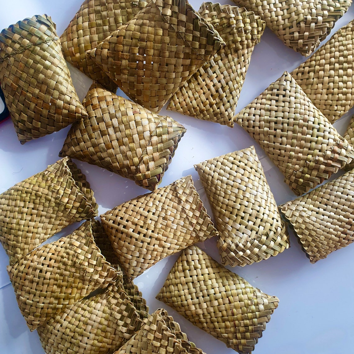 Handmade Flax 2 Corner Kete / Harakeke Kete maori Flax Weaving - Etsy ...