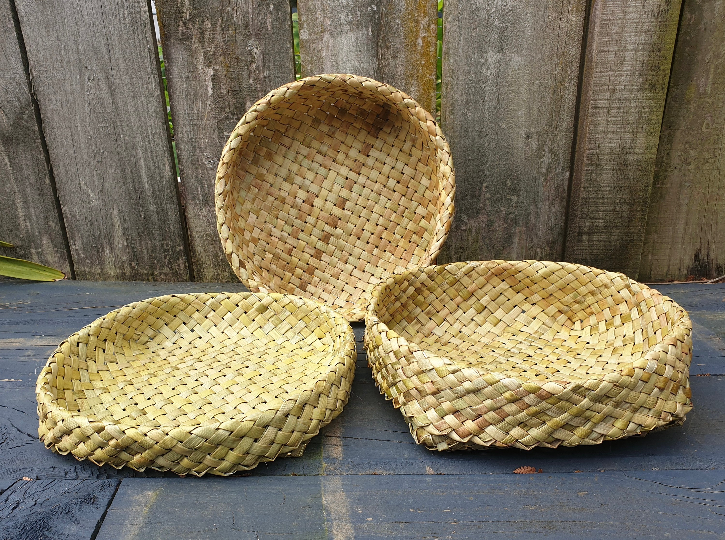 Handmade Flax Basket / Harakeke Basket maori Flax Weaving - Etsy New ...