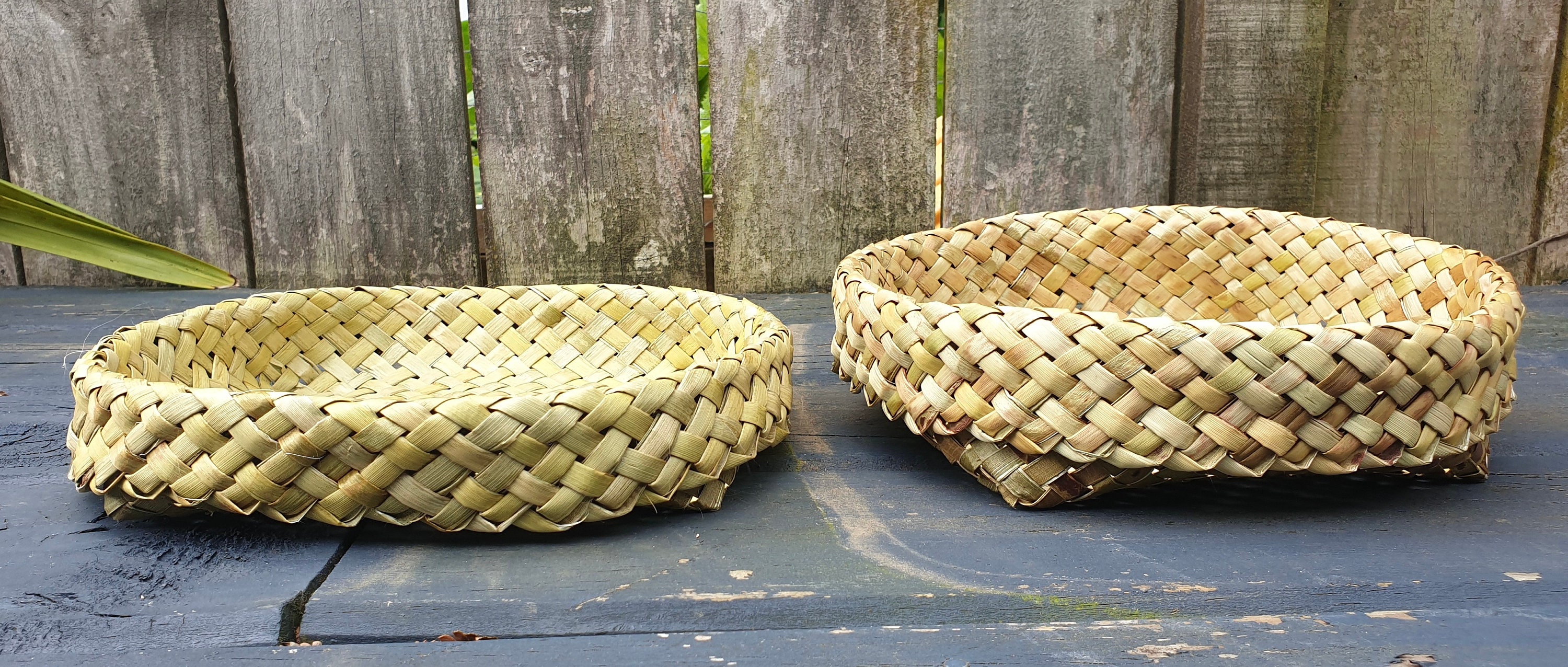 Handmade Flax Basket / Harakeke Basket maori Flax Weaving - Etsy New ...