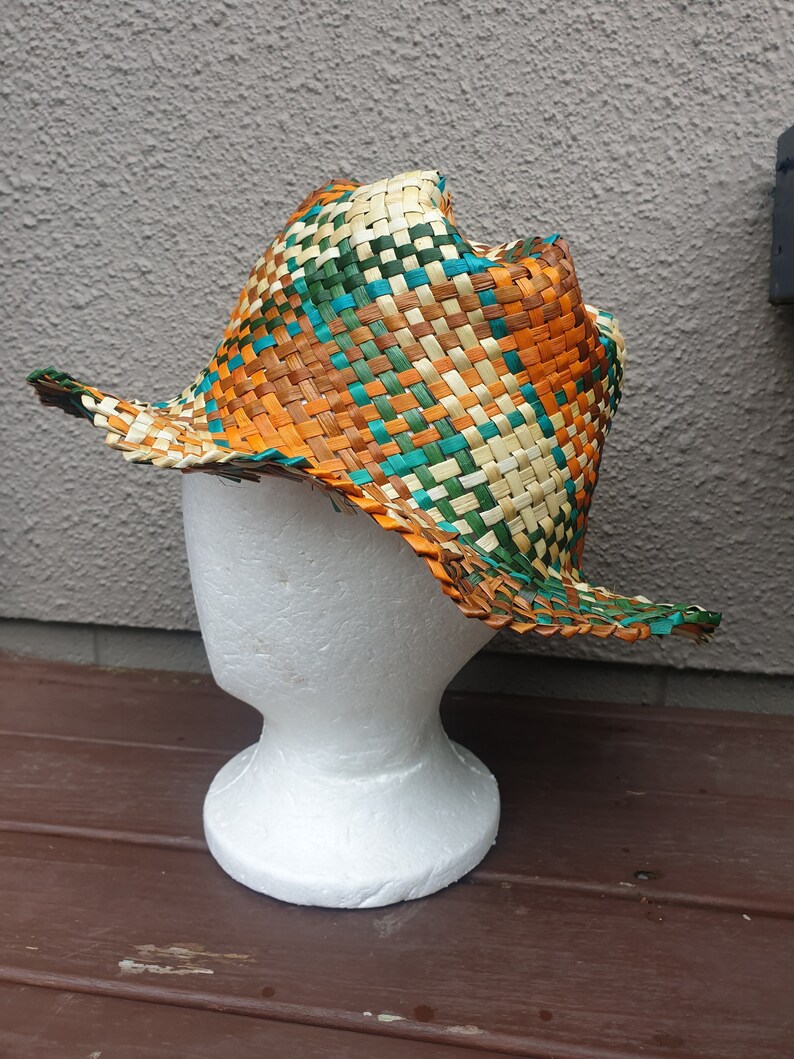 Handmade 6-corner Pōtae / Flax Hat - Etsy