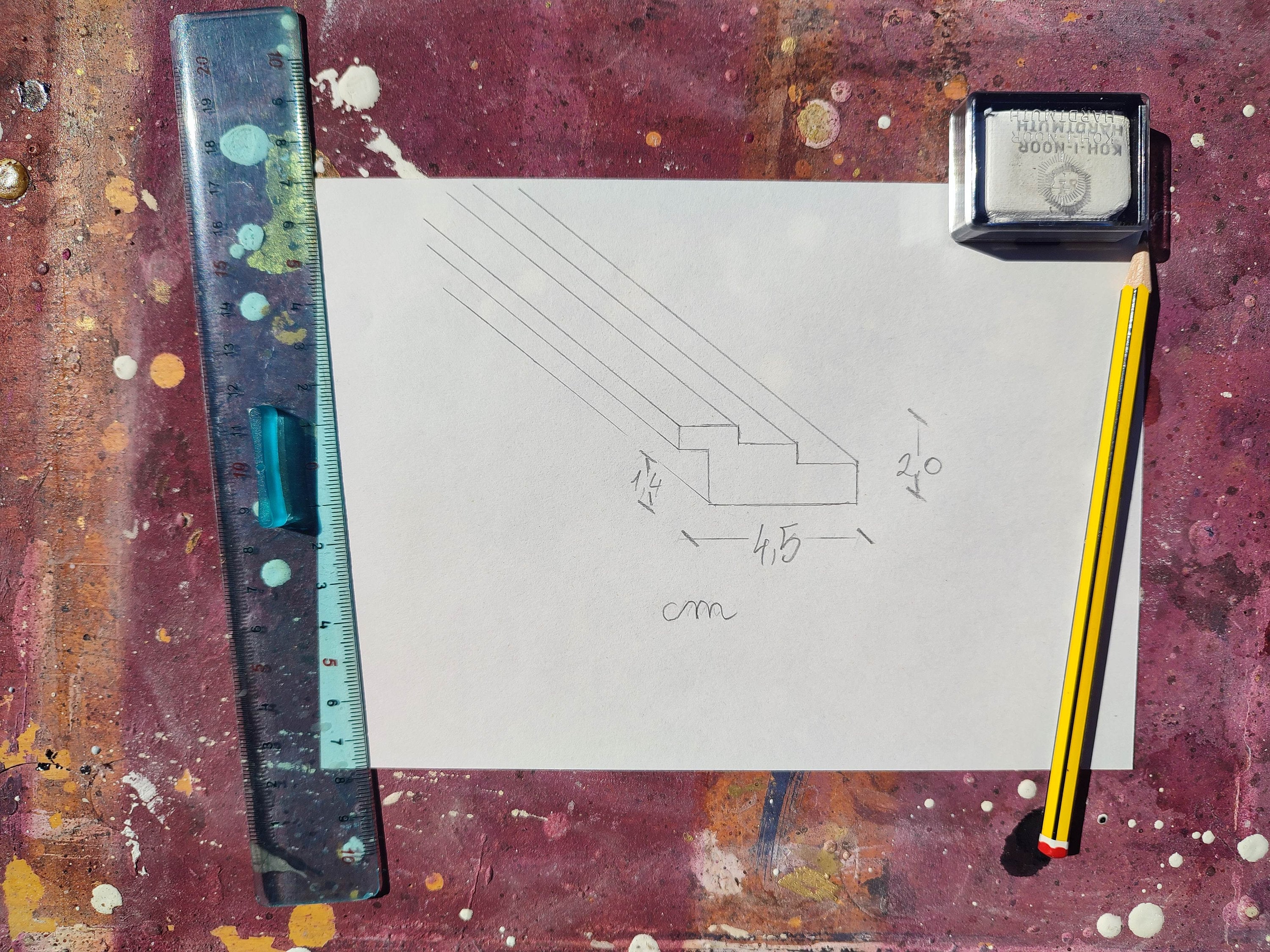 Three-step Ladder Frame - Etsy