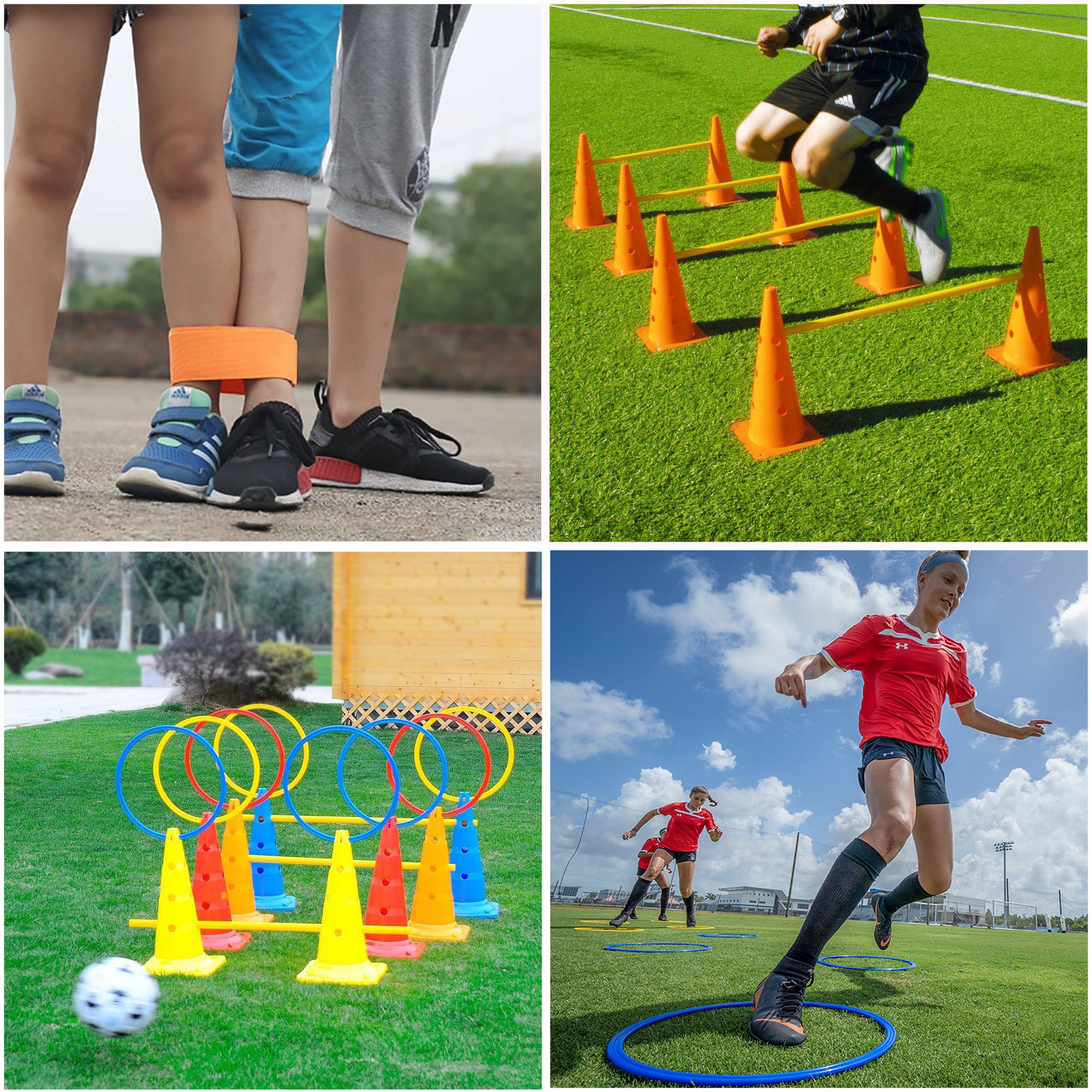 Obstacle Course Set, Relay Race Game, Birthday Party Games, 50ft Tug of ...