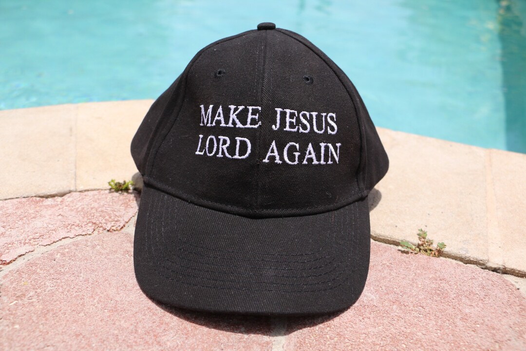 Make Jesus Lord Again Black Hat Cap - Etsy