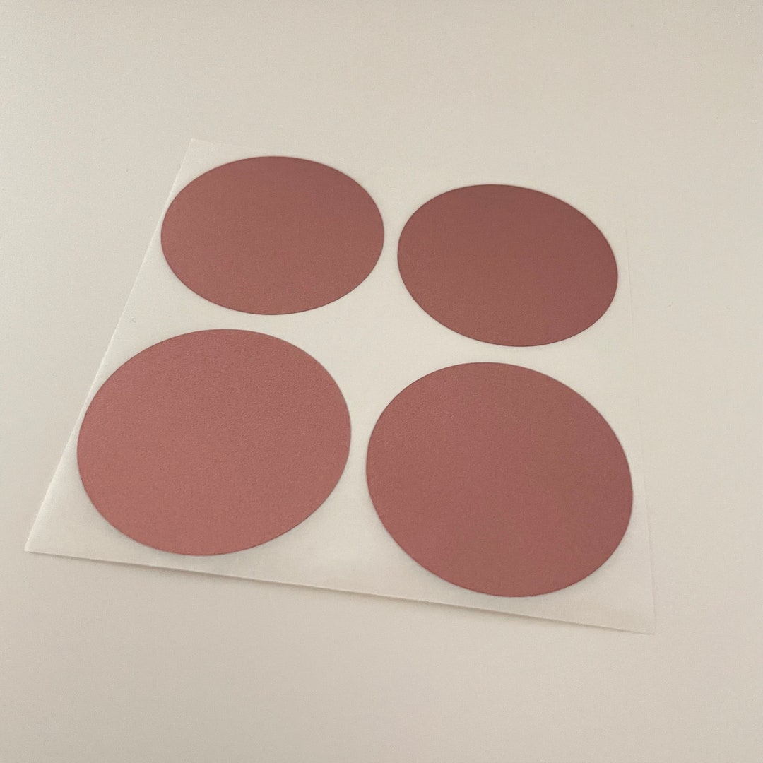 Scratch Sticker Round, Round Scratch Stickers / Scratch Labels in Pink ...