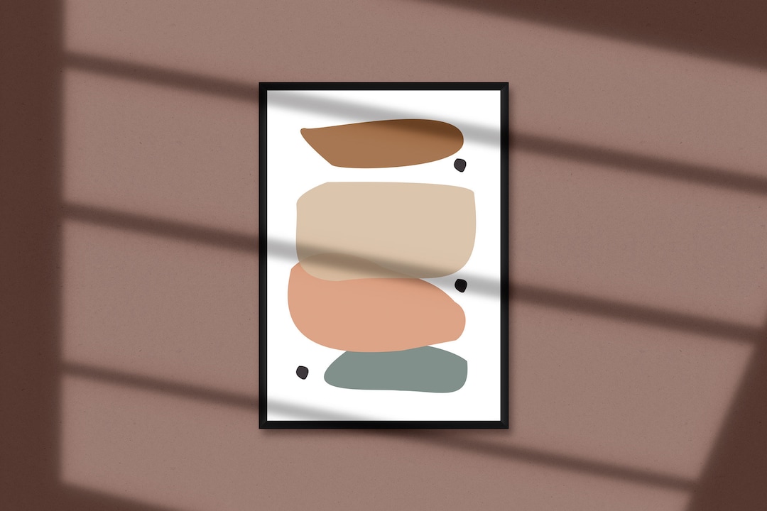 Printable Poster "graphical II Pastel" Nordic, Minimalist, Graphic ...
