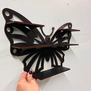 Butterfly Shelf, Butterfly Crystal Shelf, Butterfly Home Decor - Etsy