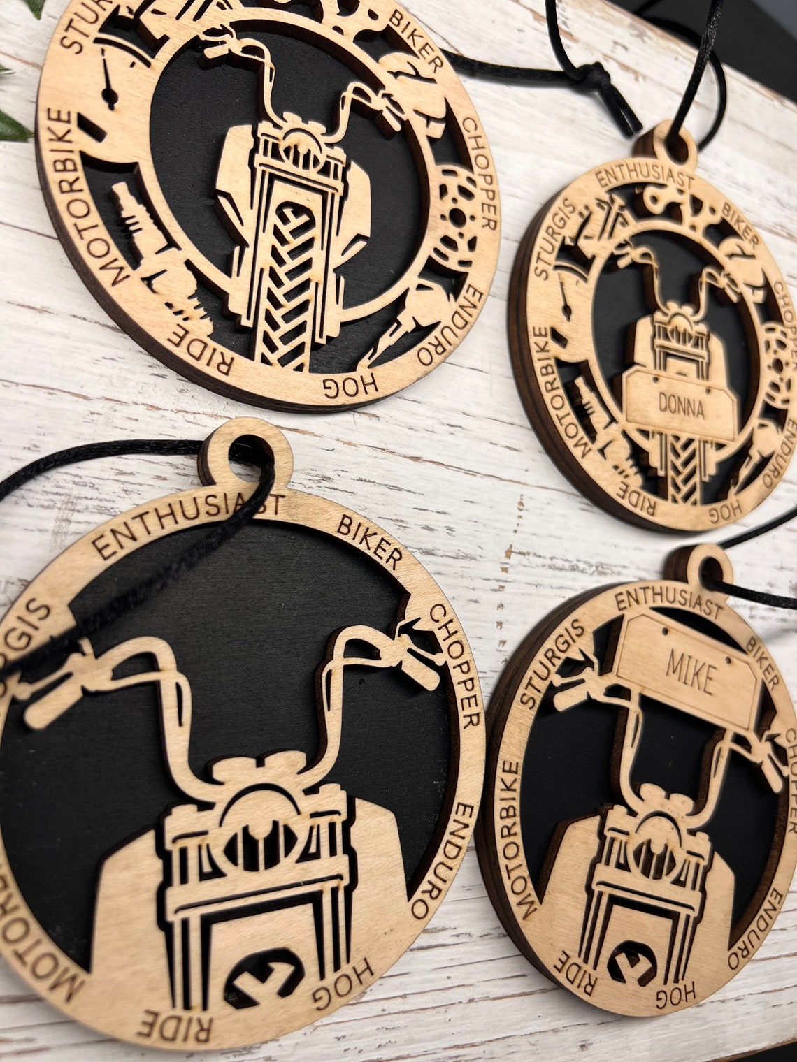 Motorcycle Ornament Gift for Motorcycle Friend Personalized - Etsy